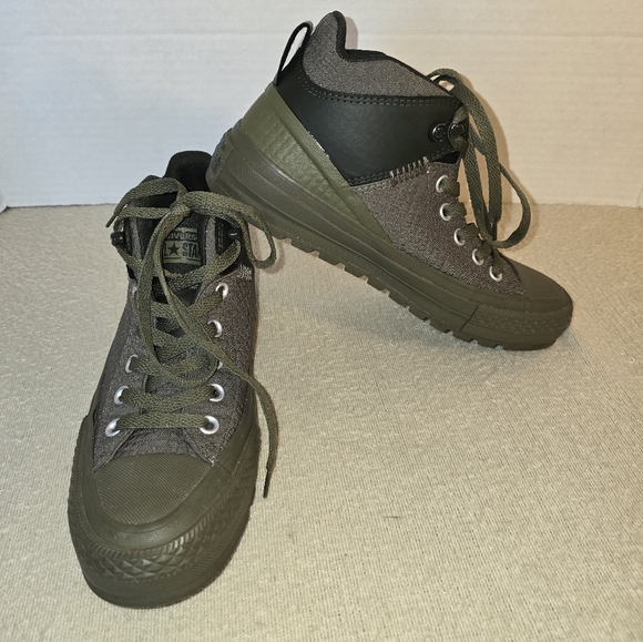 Converse | Shoes | Converse Ctas Street Boot Olive Od Green Mid High ...